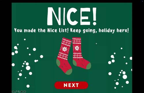 Holiday Activities 6th Grade Naughty or Nice Christmas Add Decimals ...