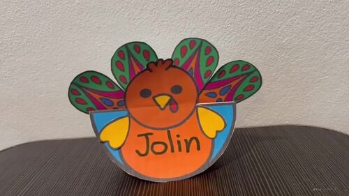 Build-a-Turkey Name Craft:Fall Crafts November October Autumn Classroom ...