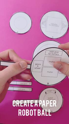 STEM Activity Build a Paper Robot Like Sphero ® STEAM Craft Robotics # ...