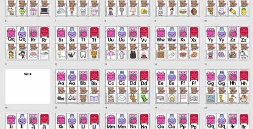 Valentine Themed Beginning Sounds Match Pre-K & Kindergarten | TPT