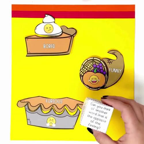 Thanksgiving Counseling Fall Feelings and Social Skills SEL Activity BUNDLE