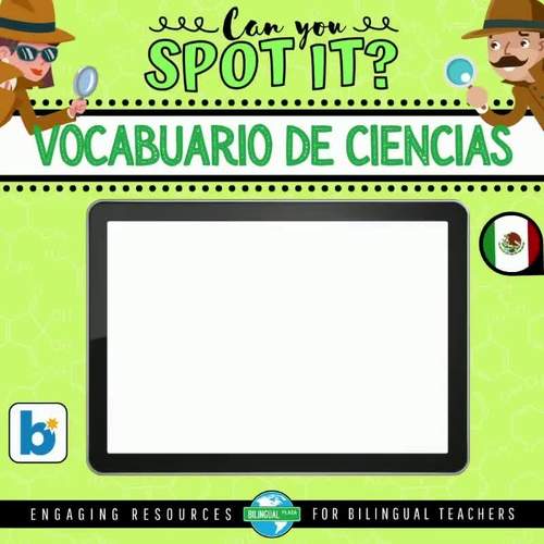 Boom Cards™ VOCABULARIO DE CIENCIAS Can You Spot It? 5th Grade Spanish ...