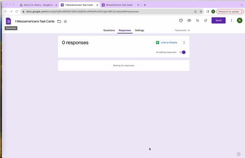 Engaging Maya Aztec and Inca Google Digital Task Cards Activity Assessment