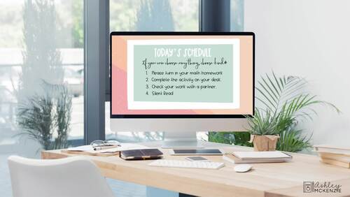 Marbled Pastel Slides Templates | Distance Learning | for Google Slides