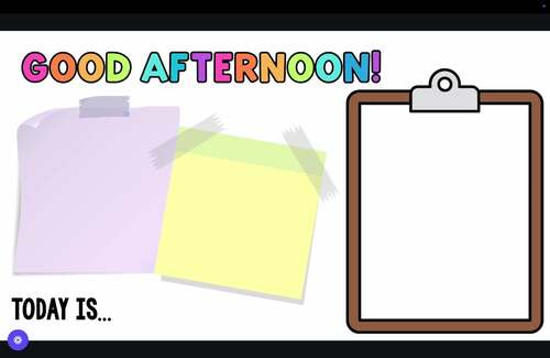 Morning Slides Templates | Simple and Bright by jordanteachesmath