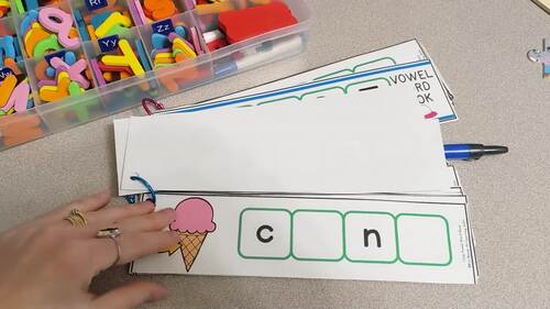 Long and Short Vowel Interactive Word Books by Fun Hands-on Learning