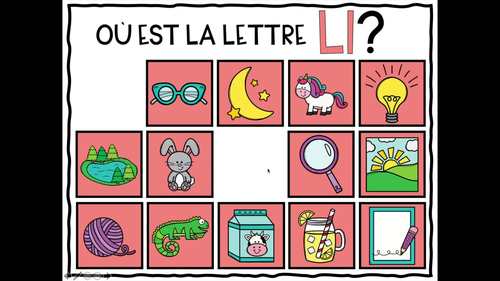 French Virtual Alphabet Games - Où est la lettre L? by Fun in French ...