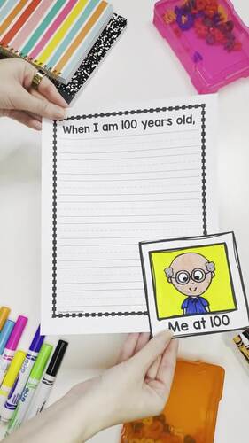100th Day of School Activities - SEL Writing, Crafts, Game, Class Book ...
