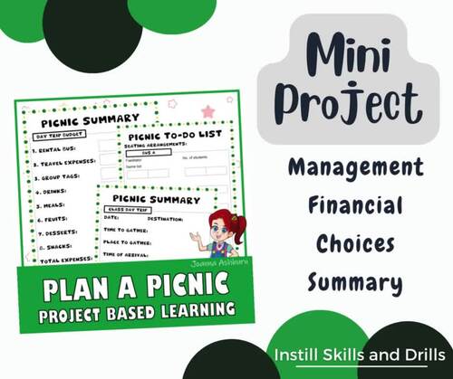 Plan a Picnic Math PBL | Planning, Budgeting and Decision Making Activities