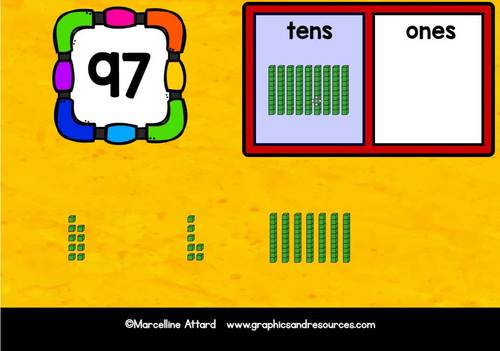 1ST GRADE PLACE VALUE BASE TENS AND ONES DIGITAL GAME BOOM CARDS MATH ...