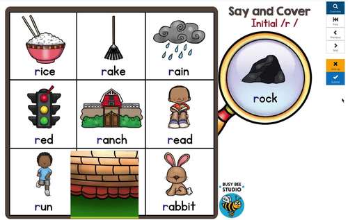 Easter Articulation Boom Cards Games for Speech Therapy | R in initial ...