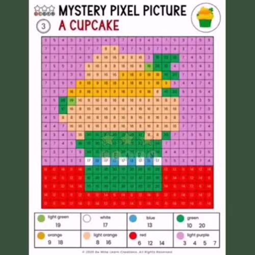 St. Patrick’s Day Pixel Art | Mystery Addition & Subtraction Within 20 ...