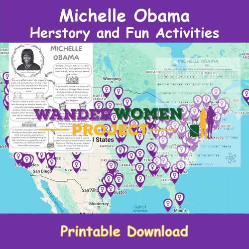 Michelle Obama - Learn Herstory with Fun Activities by Wander Women Project