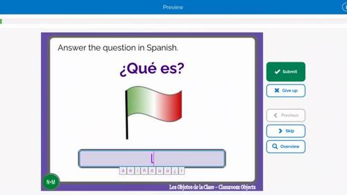 Boom Cards - Los Objetos de la Clase - Spelling Activities by NATAM