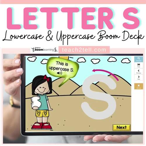 Alphabet Letter S of the Week Boom Digital Cards by Teach2Tell | TPT