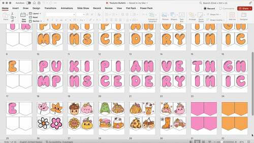 Autumn Mini Bulletin Banner Display by Magical Kinders Corner | TPT