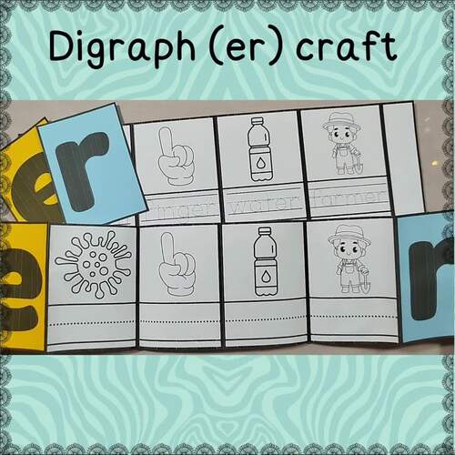 Digraph (er) Craft | Phonics Activity for Kindergarten & 1st Grade