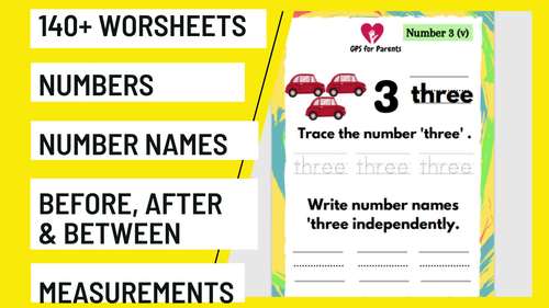 Number Line, Number Writing, Writing Numbers 1 to 20, Maths Worksheets ...