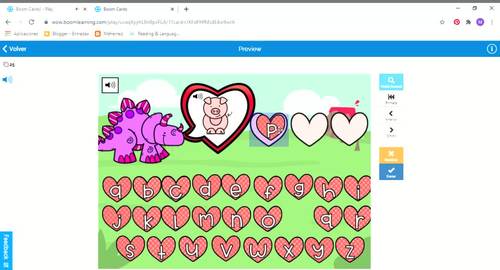 BOOM CARDS Valentine's Day: Spelling CVC WORDS (short vowel i) by Ms ...