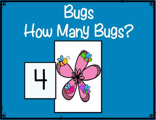 Bugs Counting Games: How Many Bugs? by The Teaching Scene by Maureen