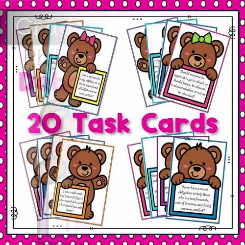 20 Philosophy Task Cards for Young Minds, Ready To Go Debate & Critical ...