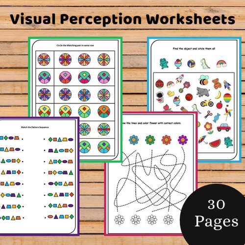 Visual Skills Worksheets | Perception, Discrimination & Closure | Brain ...