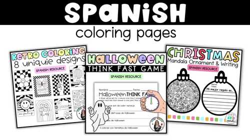 Spanish Quote Coloring Pages Bundle | Inspirational Quotes for Learning ...