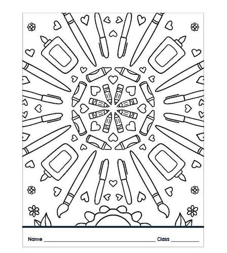 Art Workbooks for early finishers. Activities & Coloring Pages for 3rd ...