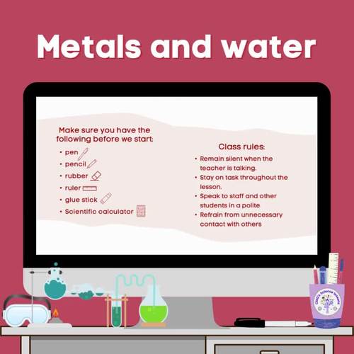 Metals and water (KS3) by CMGs Science lessons | TPT