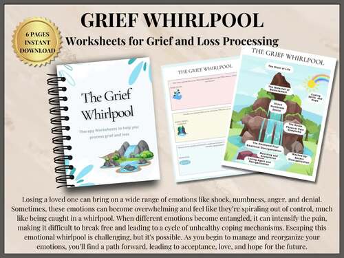 Grief and Loss bundle, Grief Whirlpool parenting resources, death ...