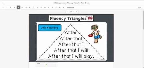 Reading Fluency Passages - Fluency Triangles® Pre-Primer Sight Words ...