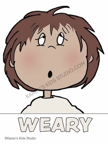 Clipart Feelings Faces and Feelings Flashcards Bundle (Karen's Kids ...