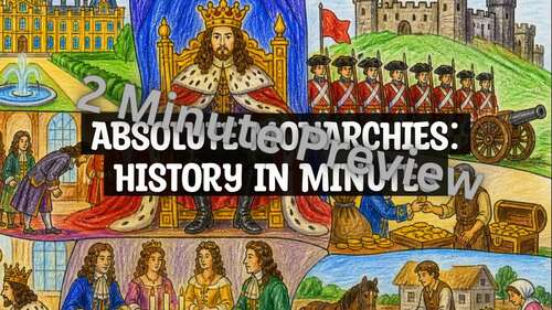 Absolute Monarchies - Video-Based Lesson | Activities & Assessment Bundle