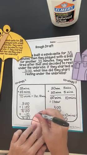 Story Problem/CGI Craftivity Bundle | 4th Grade by Powerfully Primary