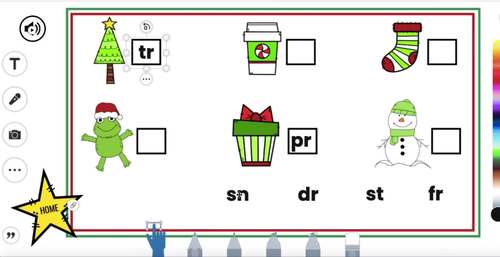 Digital Christmas Reading Choice Board - Christmas Reading Activities
