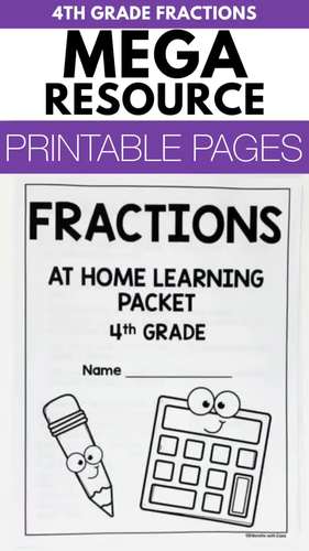 4th Grade Fractions Decimals Interactive Worksheets Equivalent Comparing