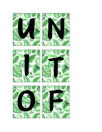 IB PYP Bulletin Board Display Kit Essential Elements Display Decoration ...