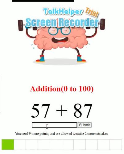 Be strong in the addition 0 to 100 : Interactive Math Game - Distance ...