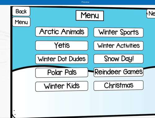 Winter Picture Scenes Speech Therapy Boom Cards Describing Pictures Winter