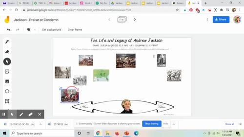ANDREW JACKSON and his Legacy Activity with Google Slides and Doodle Notes