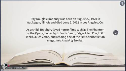 Ray Bradbury Biography Mini-Escape - Middle School ELA Interactive ...