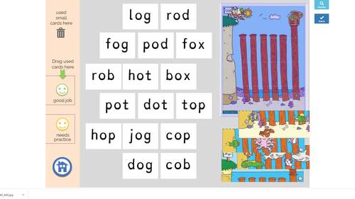 "Tide Up" - Fry High-Frequency by Orton-Gillingham Troll Games | TPT