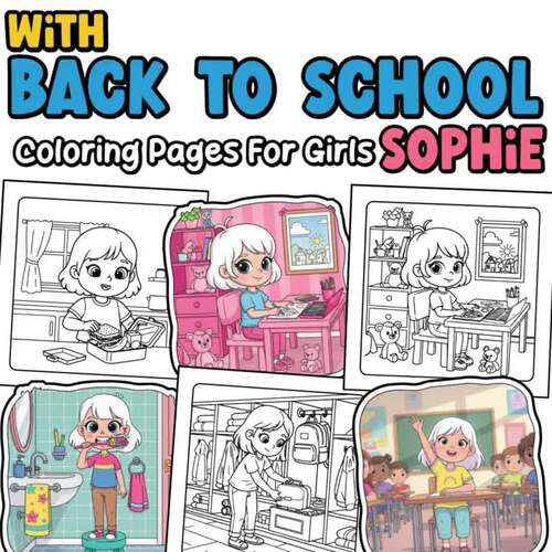 Back to School with Sophie Coloring Pages | Back to school activites ...