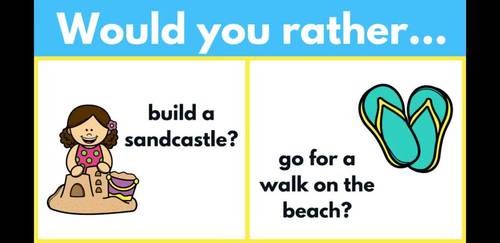 Summer Would You Rather: Digital Activity by TheTechieFrenchie | TPT