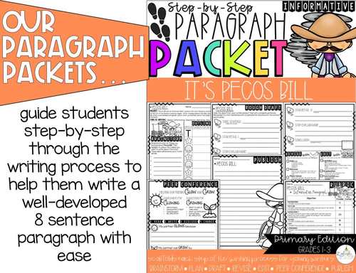 It's Pecos Bill | Paragraph Packet| Informational Writing | CKLA