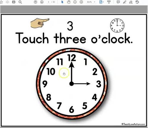 Errorless Telling Time Digital Task Card Bundle by Teach Love Autism