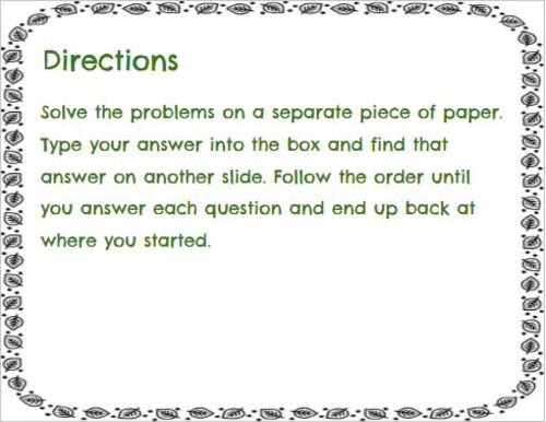 Thanksgiving LCM and GCF Word Problems Scavenger Hunt-Digital and Print ...