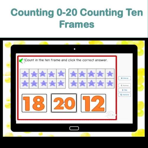 Ten Frame Counting Counting To 20 Boom Cards™ Digital Resource | TPT