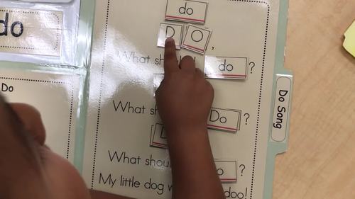 File Folder Activity with Velcro | Sight Words Vol. 5- Heidi Songs