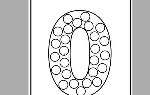 Numbers Bingo Dot Markers 0-10, Bingo Dabber by FunnyArti | TPT